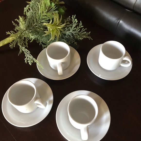 Pier 1 | Kitchen | Pier Small Expresso Cups With Saucers | Poshmark